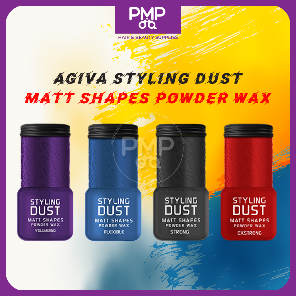 Agiva Styling Dust It Matt Shapes Powder Wax 20g - Ex-Strong / Flexible ...