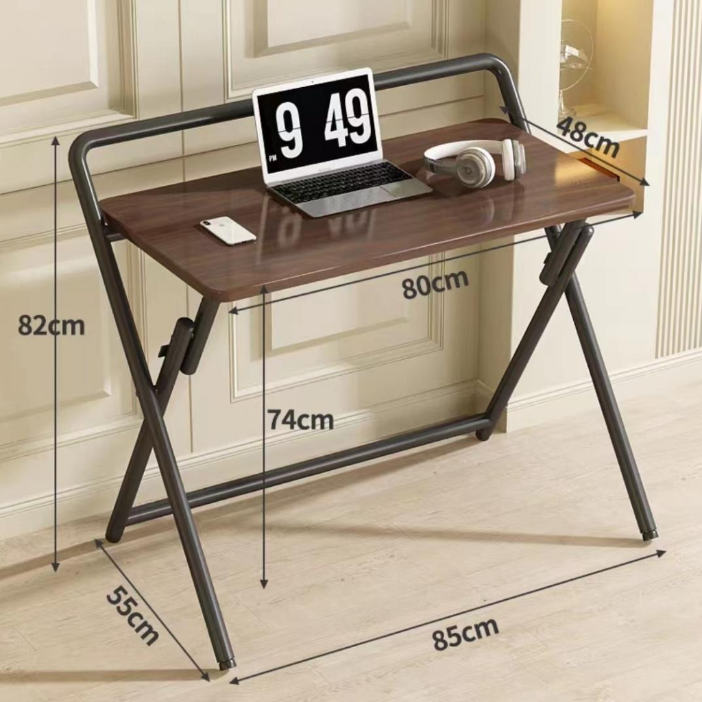 Simple Computer Desk Foldable Desk Rental House Small Apartment Bedside ...