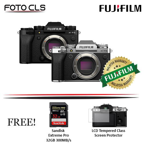 (Ready Stock) Fujifilm X-T5 Mirrorless Camera Body Only (Fujifilm ...
