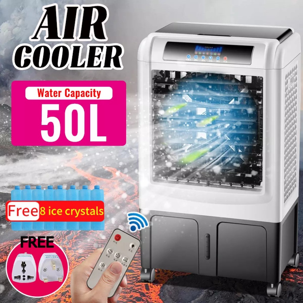Air cooler 50L Large Capacity Cooler Humidifier 3-speed Adjustable ...