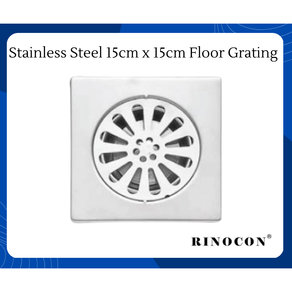 Rinocon Stainless Steel Floor Grating 6inch x 6 inch ( 150mm x 150mm ...