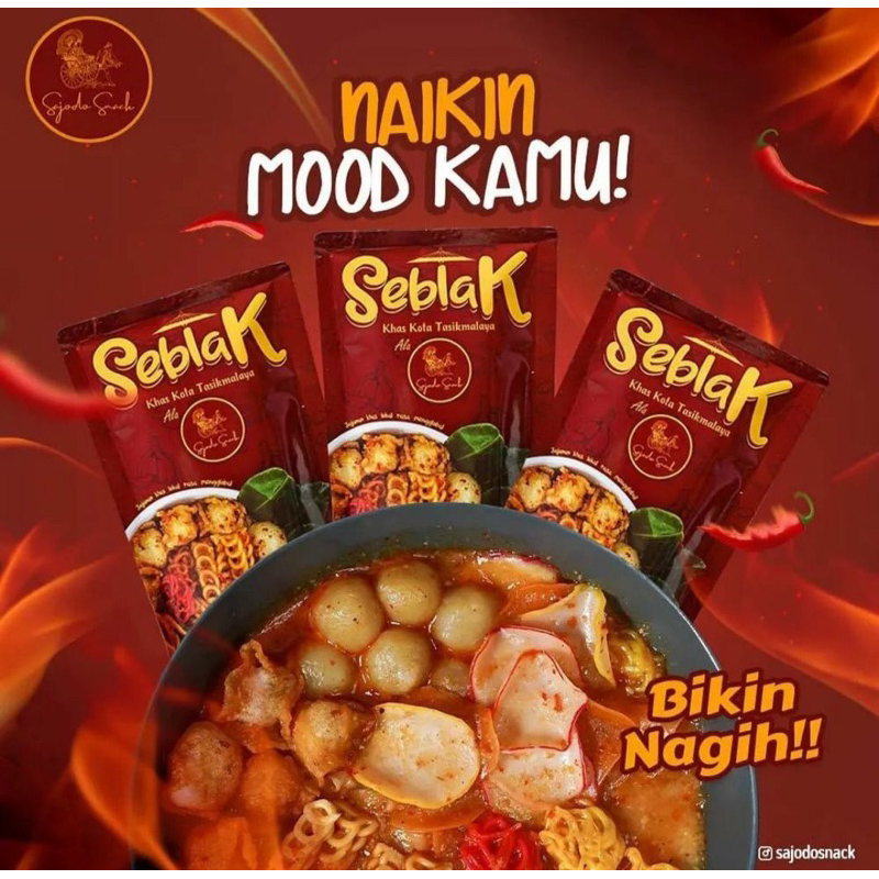 SEBLAK DAN BASO ACI INSTANT VIRAL SAJODO SNACK / Halal / made in ...