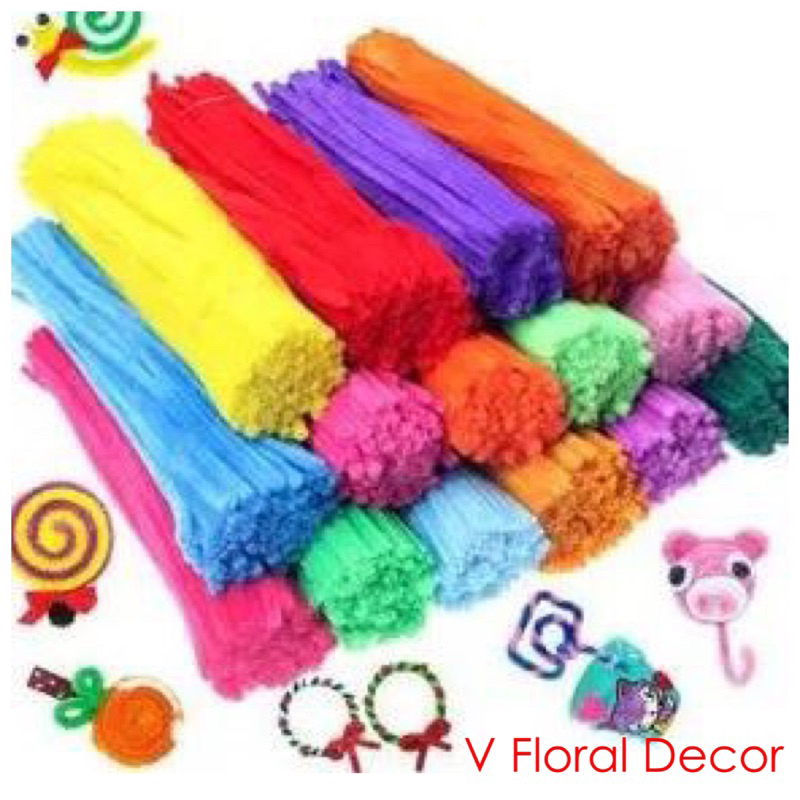 100pcs (30cm)Flower Wire Craft Kraftangan Bunga Handicraft DIY Art ...