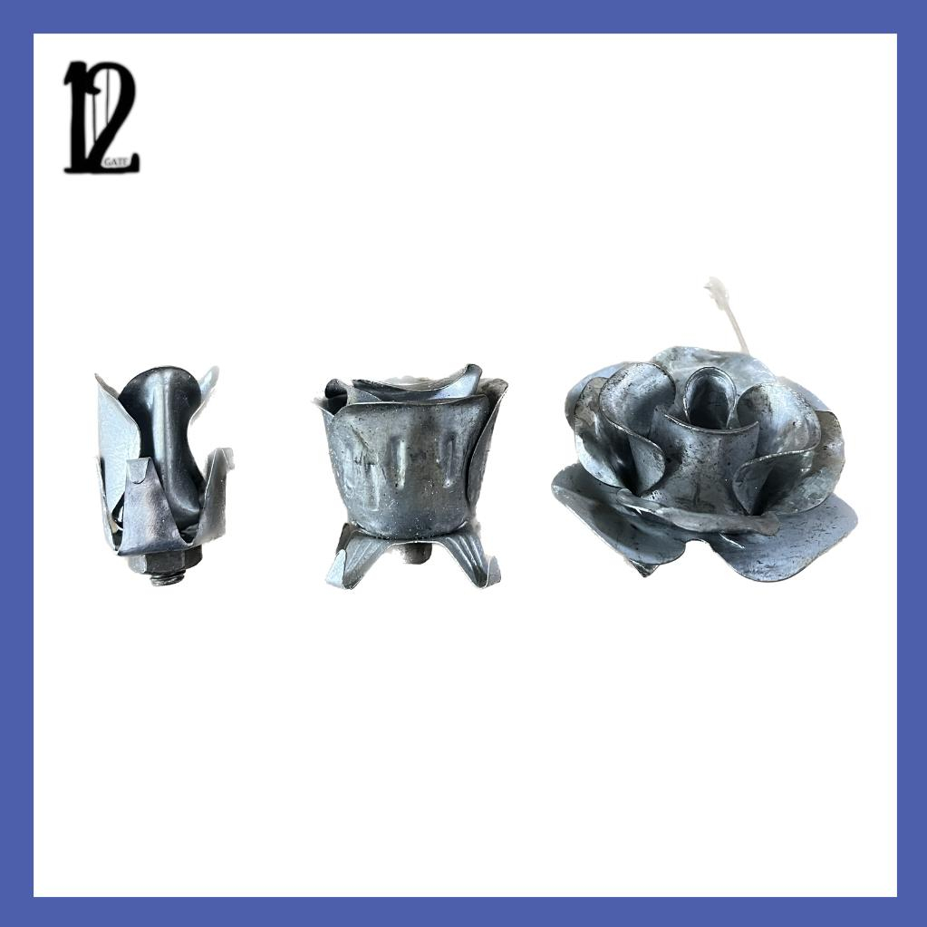 WROUGHT IRON FLOWER / GATE WELDING / DOOR GRILL LEAF / PAGAR PINTU DAUN ...