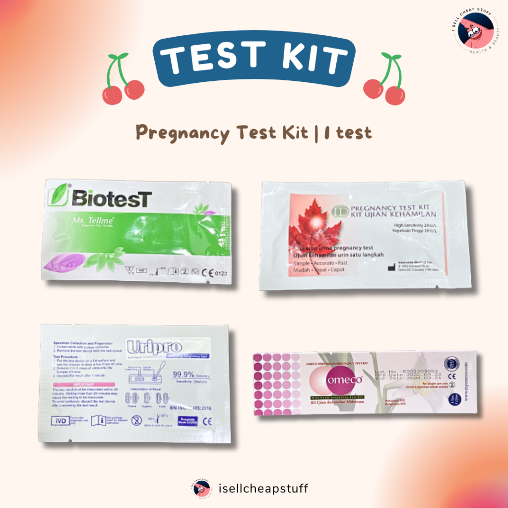Pregnancy Test Kit 1's (BioTest, Uripro, ID, Omeco) | Shopee Malaysia