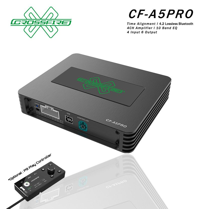 CROSSFIRE DSP Amplifier Built In 4 Channel With 10 Band EQ CF-A5PRO ...