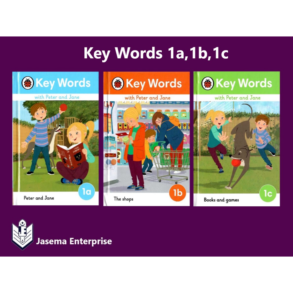 Key Words with Peter and Jane 1a,1b,1c | Shopee Malaysia
