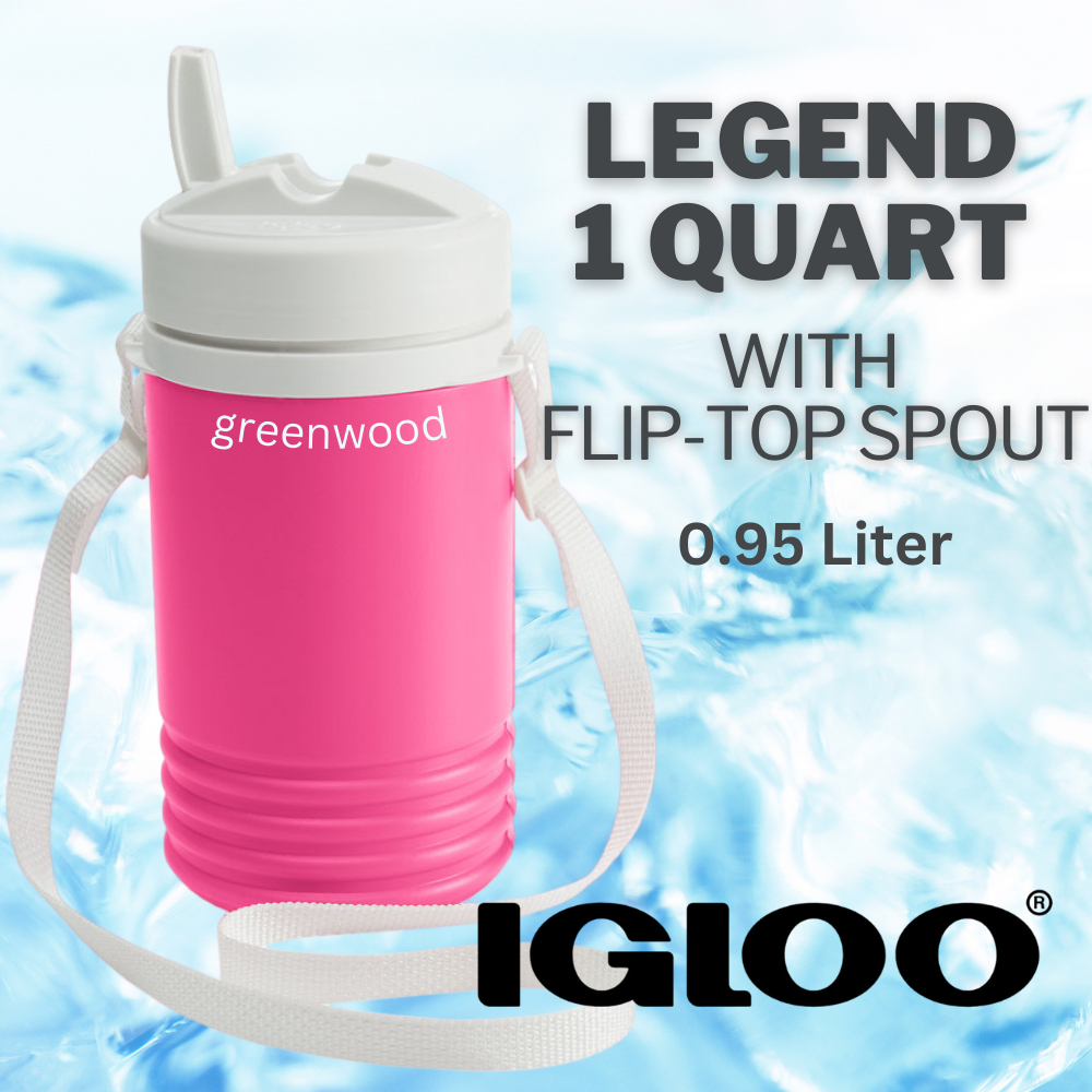 IGLOO Legend 1 Quart With Flip Top Spout Drink Cooler Jug ( Original, 0 ...