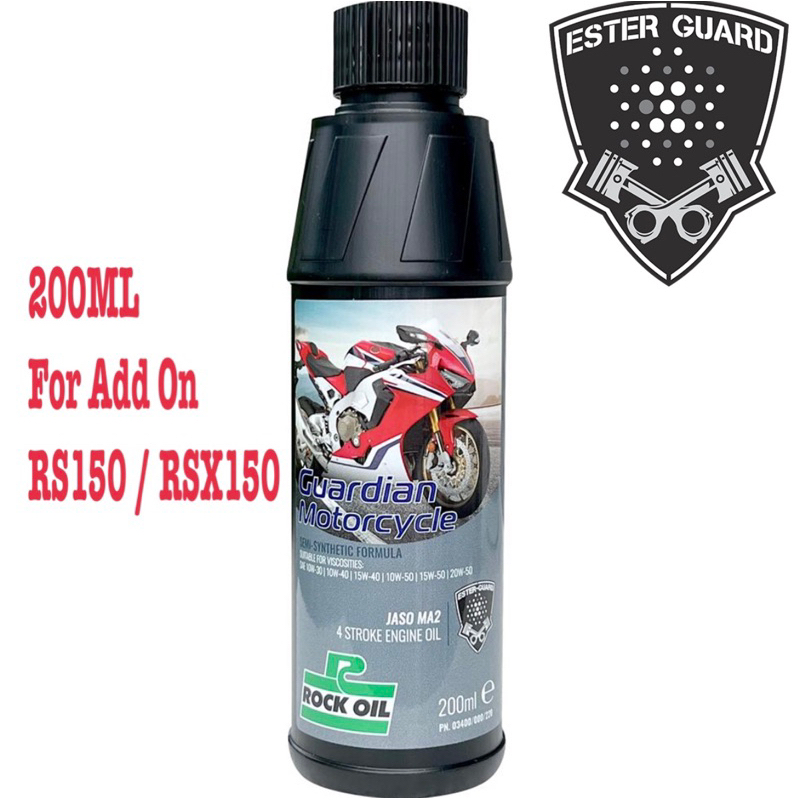(Ada Sirim)Rock Oil Motorcycle Semi Synthetic / Guardian Racing 4T 1L ...