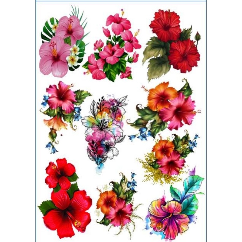 STICKER BUNGA RAYA IRON ON | Shopee Malaysia