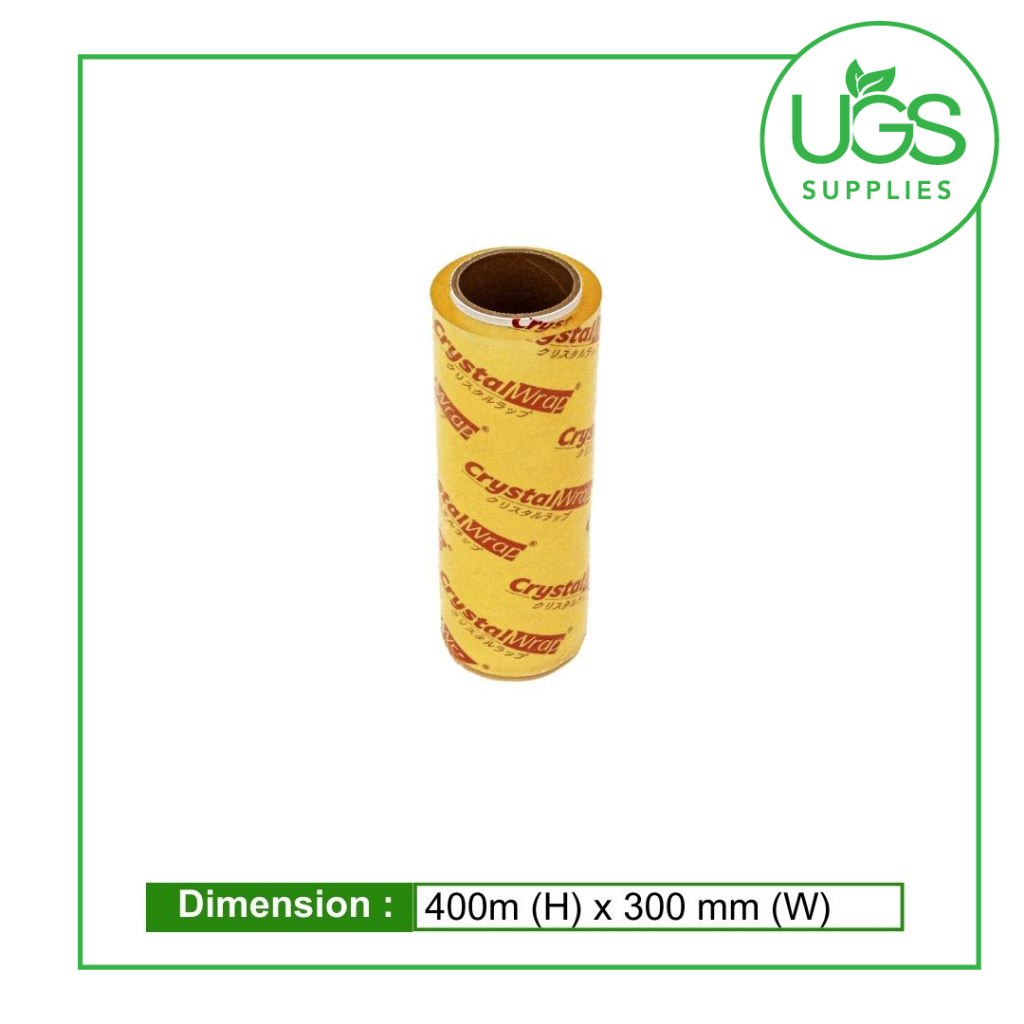 Crystal Wrap Film 300mm/12" X 400Meter | Shopee Malaysia