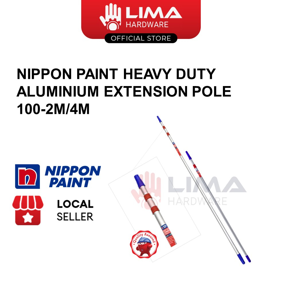 NIPPON PAINT Heavy Duty Aluminum Pole, Tiang Aluminium, Pemegang Cat ...