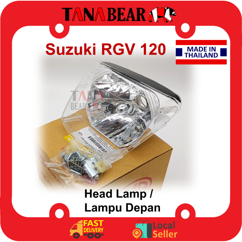 Lampu Depan RGV 120 SUZUKI Head Lamp / Head Light. High Quality ...