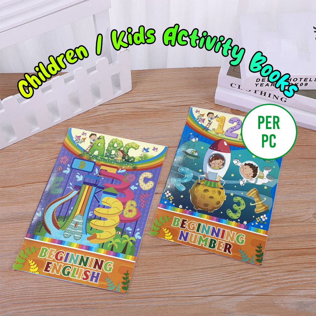 Beginner Number & Letter Book (Random Pick) | For Kids To Read Learn ...