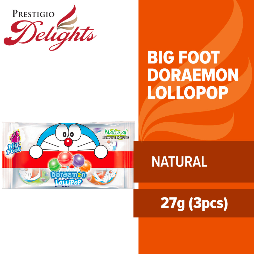 Big Foot Doraemon Lollipop 27g (3s) | Shopee Malaysia