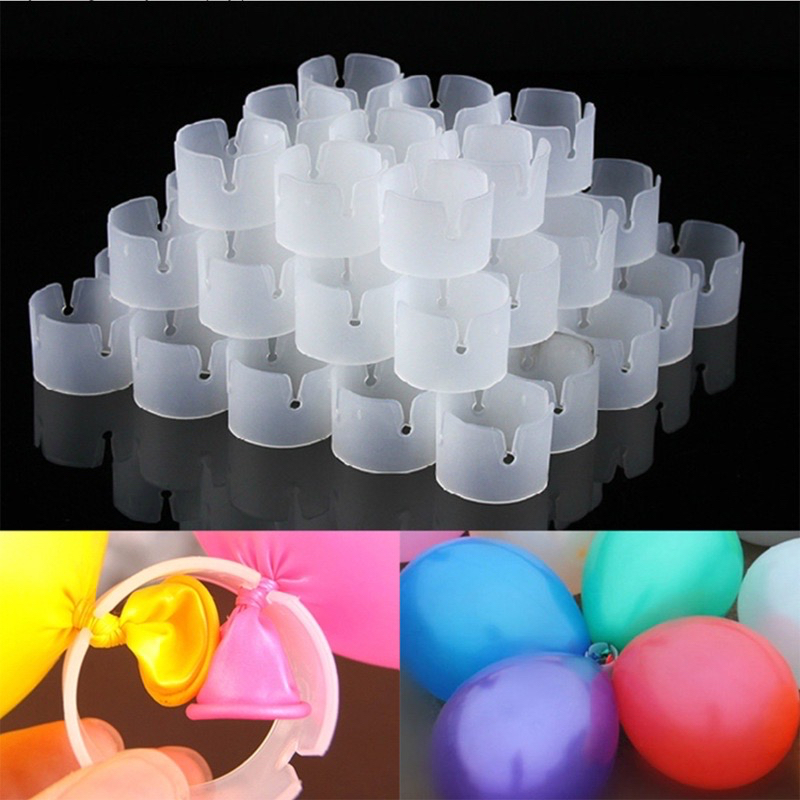 Ready Stock 10/50Pcs Balloon Arch Ring Buckle Connector Plastic Clip ...