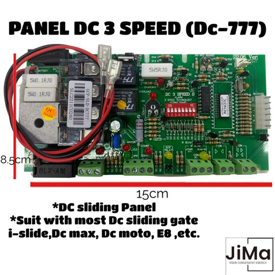 PANEL DC 777 / BOARD 03S SLIDING GATE AOE , DC MOTO , DC MAX , I-726 ...