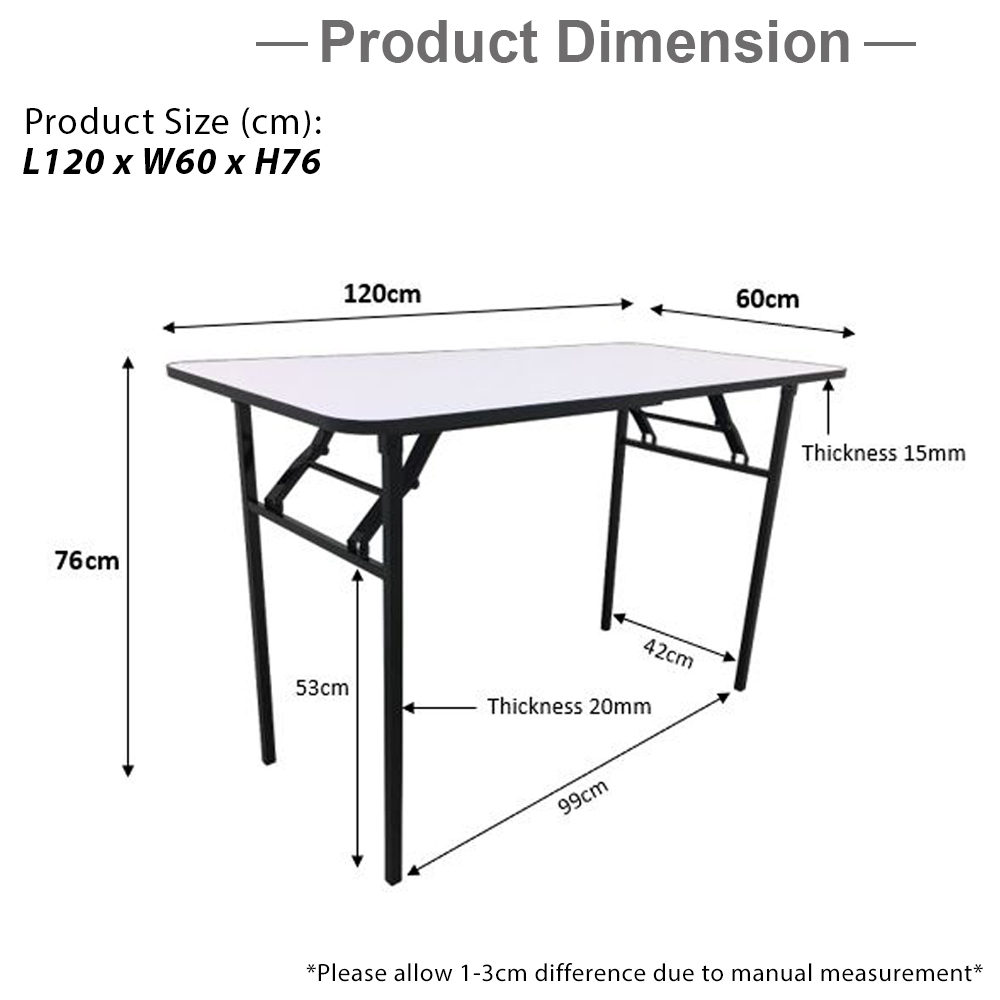 EZYD Foldable Banquet Table Event Table Catering Buffet HDPE Folding ...