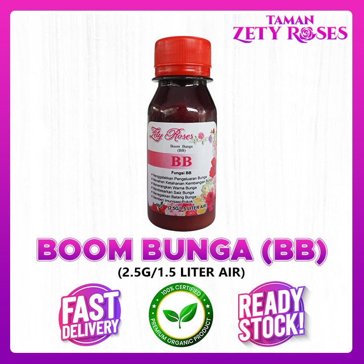 Zety Roses BB Boom Bunga Semburan untuk Banyakkan & Besarkan Saiz Bunga Membantu Ketahanan Bunga ...