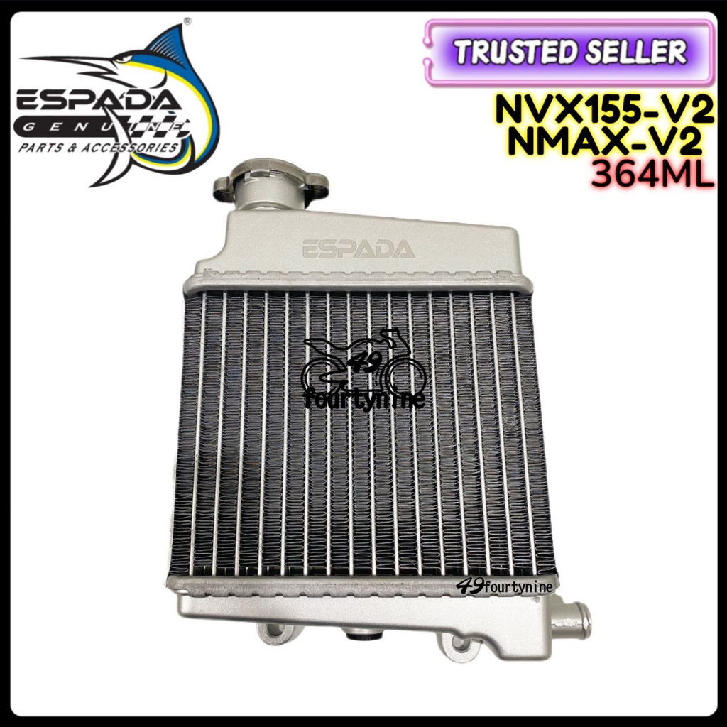 NVX155 V2 NMAX V2 RACING RADIATOR 364ML ESPADA | Shopee Malaysia