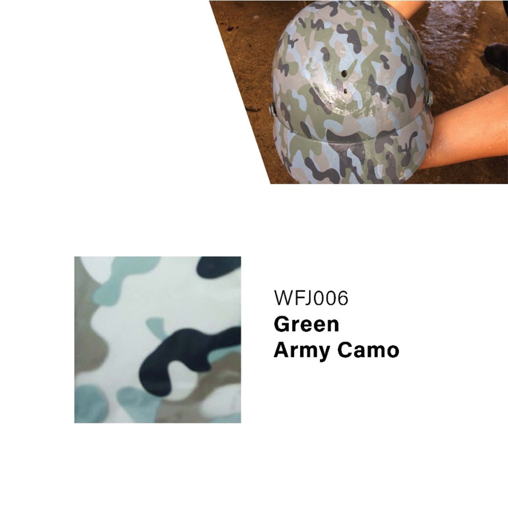 Samurai Paint Water Transfer Film WFJ006 Green Army Camo (1.0m x 0.5m ...