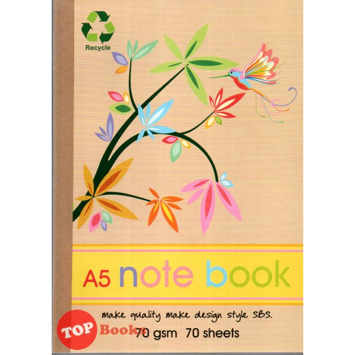 [TOPBOOKS SBS] Recycle A5 Notebook 70 gsm (70 sheets) | Shopee Malaysia