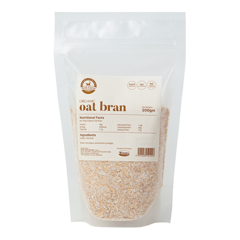 Best Farm Organic Oat Bran 200g | Instant Oat Healthy High Fiber ...