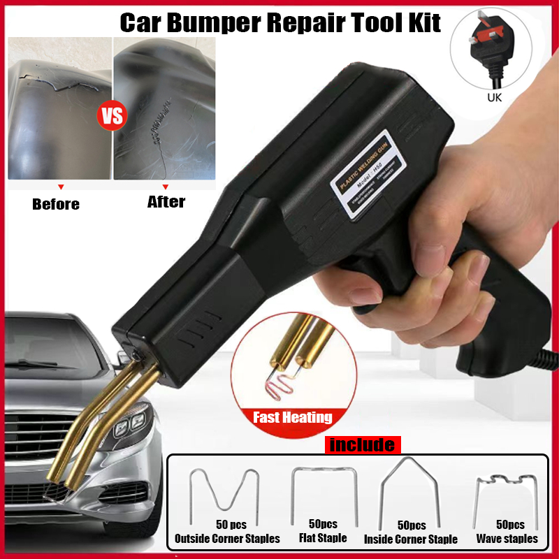 Car Bumper Repair Tool Kit 50W Plastic Repair Solder Stapler Welding ...