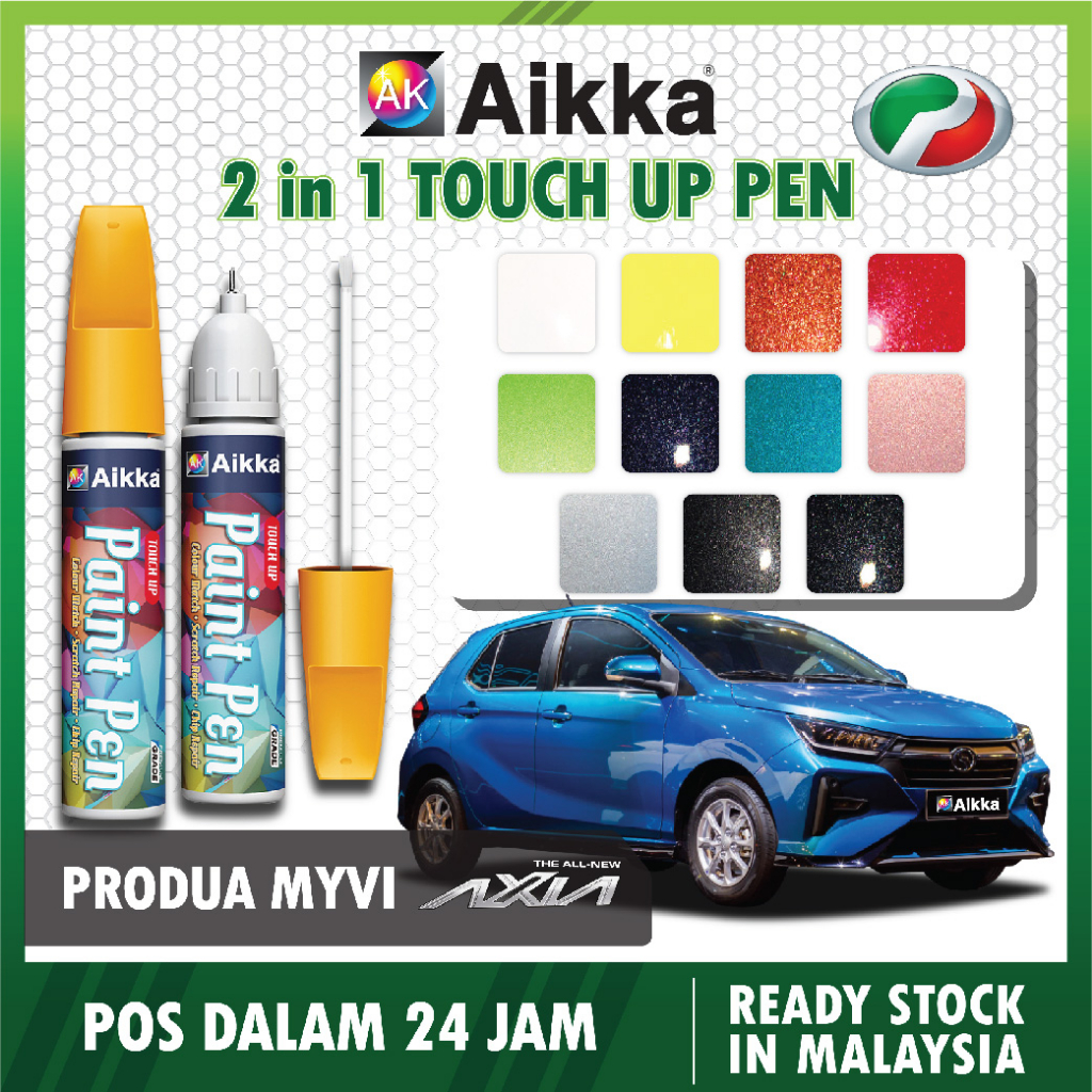 [ AXIA ] Aikka Cat Pen Cat Hilang Calar 2 in 1 Touch Up Pen Paint Pen ...