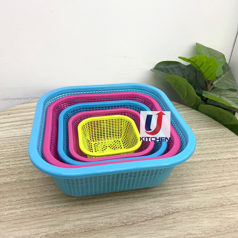 Applelady Square Colander Tray / Storage Basket / Badang Plastik ...