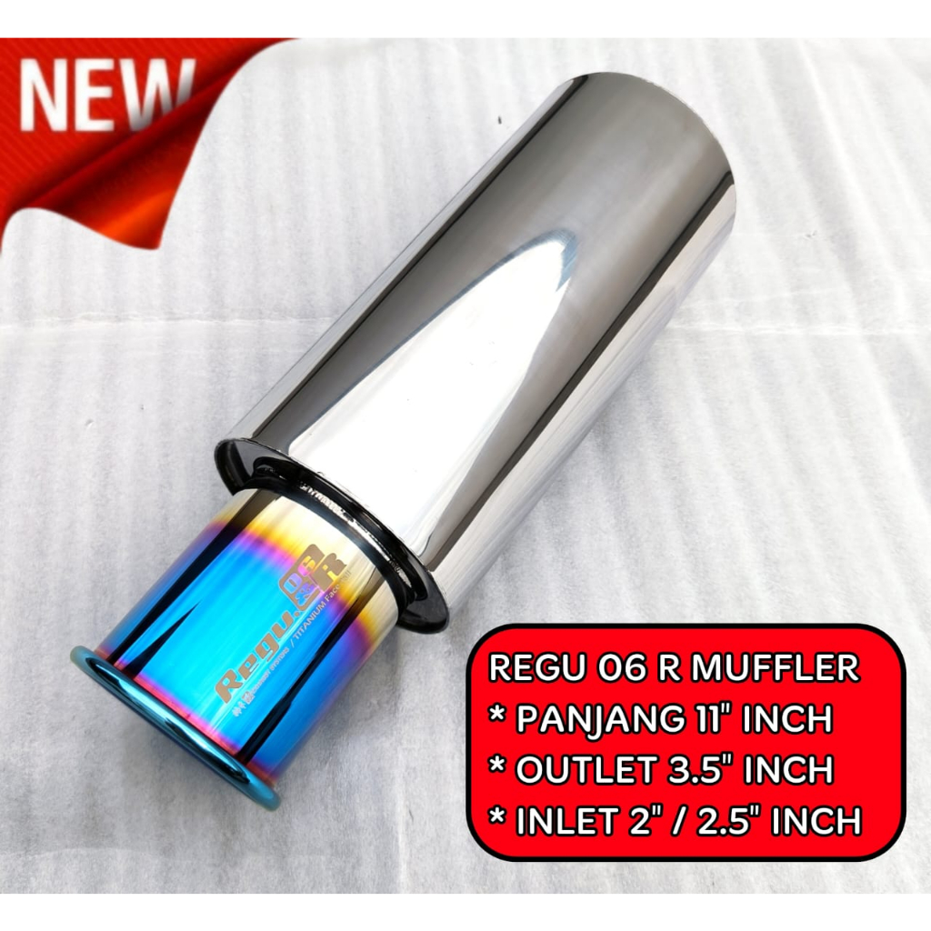 ** New Arrivals ** Regu 06 & R Straight Flow Muffler, Titanium 3.5 ...