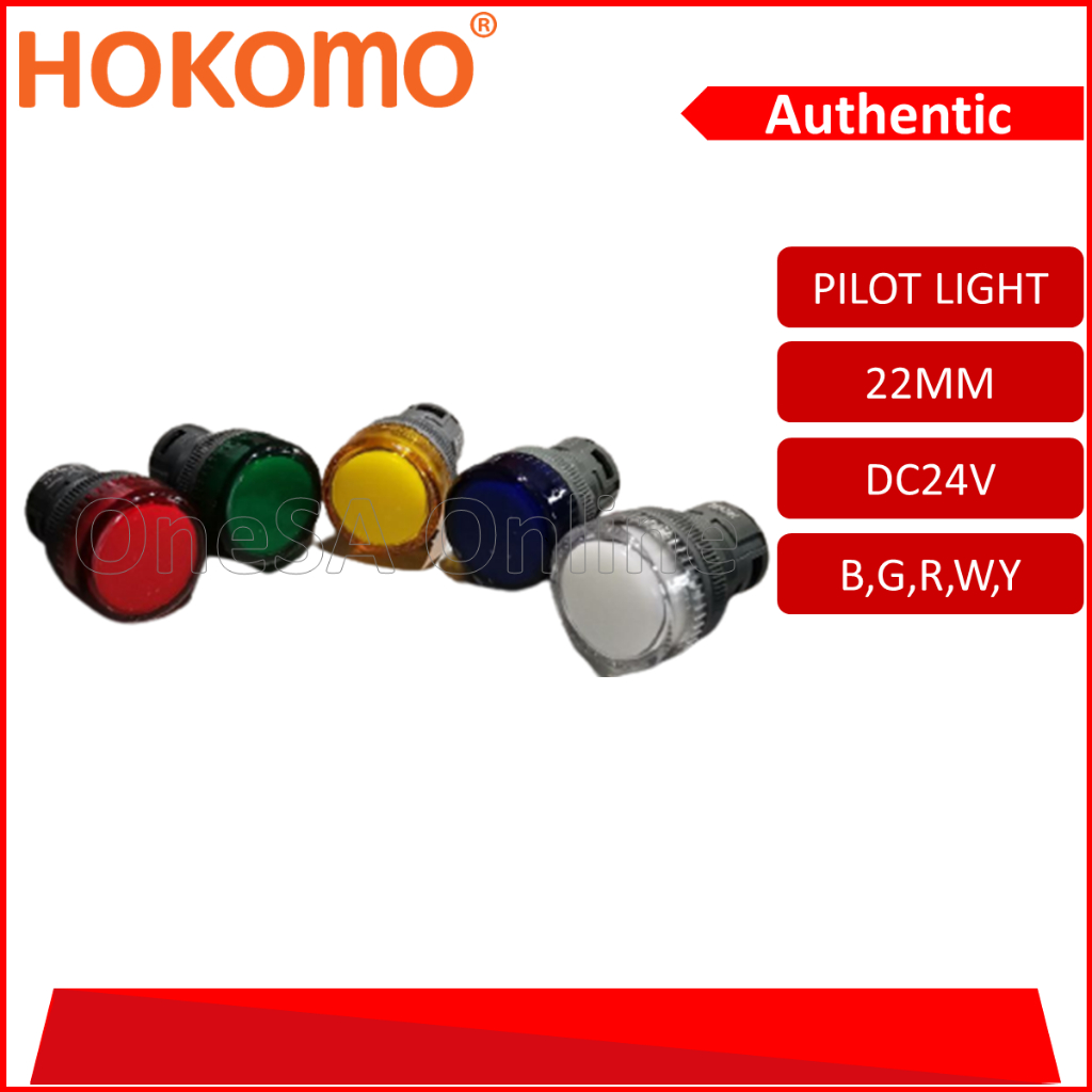 HOKOMO 22MM PILOT LIGHT LED DC24V(HPL22N-D24V) | Shopee Malaysia