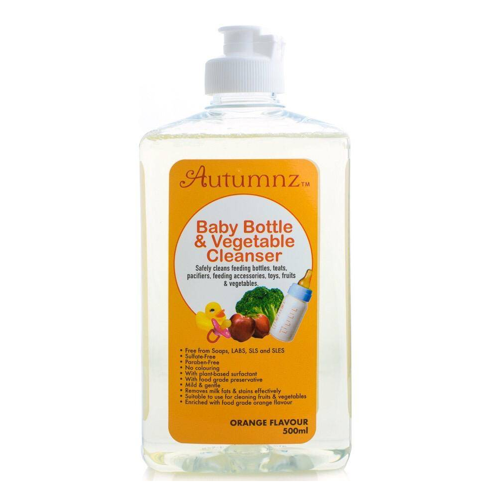 AUTUMNZ BABY BOTTLE & VEGETABLE CLEANSER 500ML (ORANGE FLAVOUR) | Shopee Malaysia