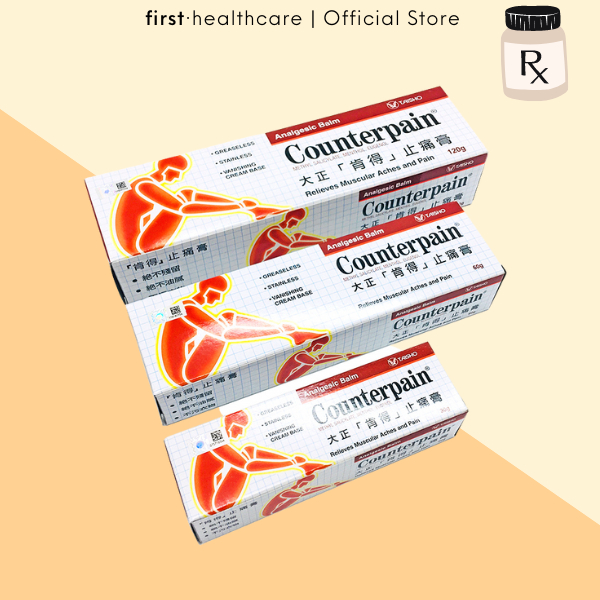 [READY STOCK!] Counterpain Analgesic Balm Greaseless & Stainless Cream ...