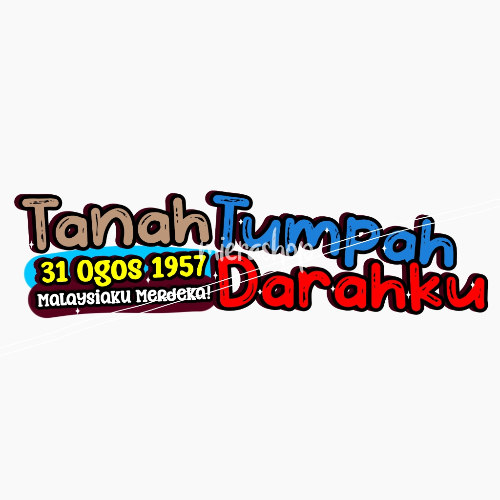 Sticker Selamat Hari Merdeka Size 9cm-11cm / Hari Kemerdekaan / Saya ...