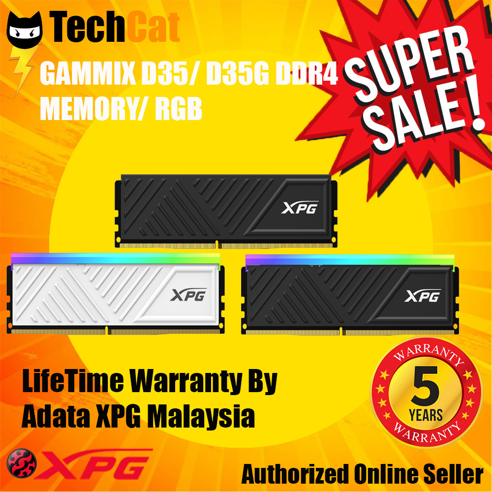 ADATA XPG GAMING RAM GAMMIX D35 / SPECTRIX D35G 3200MHZ 3600MHZ 8GB ...