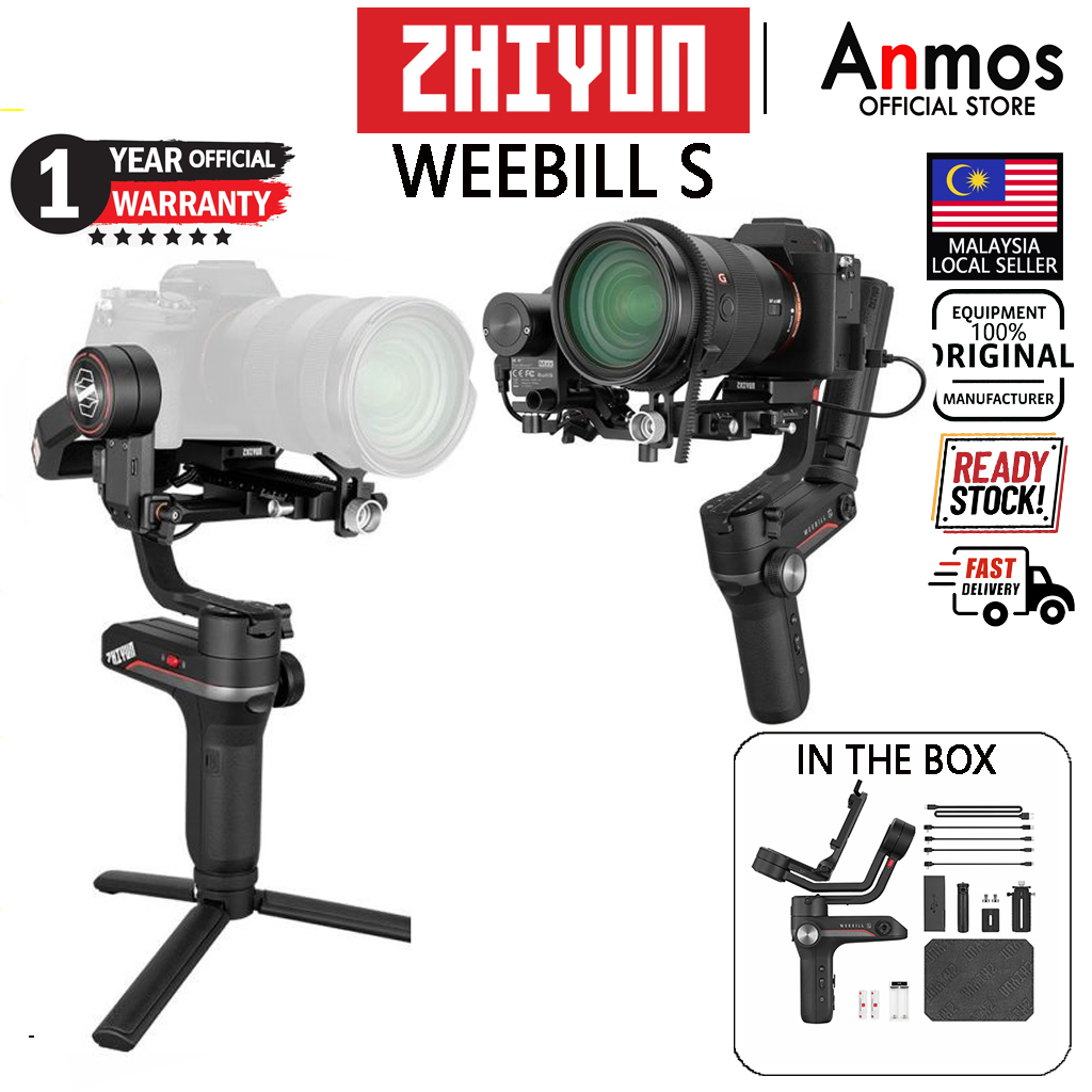 Zhiyun Weebill S Handheld Gimbal Stabilizer 3-Axis Handheld Gimbal ...