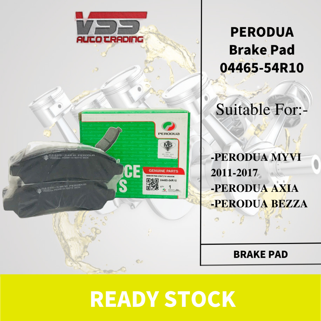ORIGINAL Disc Brake Pad Front Depan SET- PERODUA MYVI LAGI BEST / ICON ...