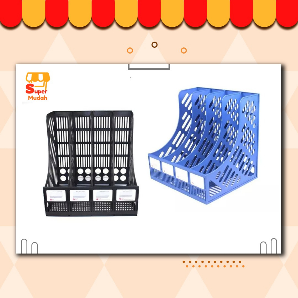 Penyusun Penyimpanan Fail 4 Petak Untuk Penggunaan Pejabat,Sekolah Atau ...