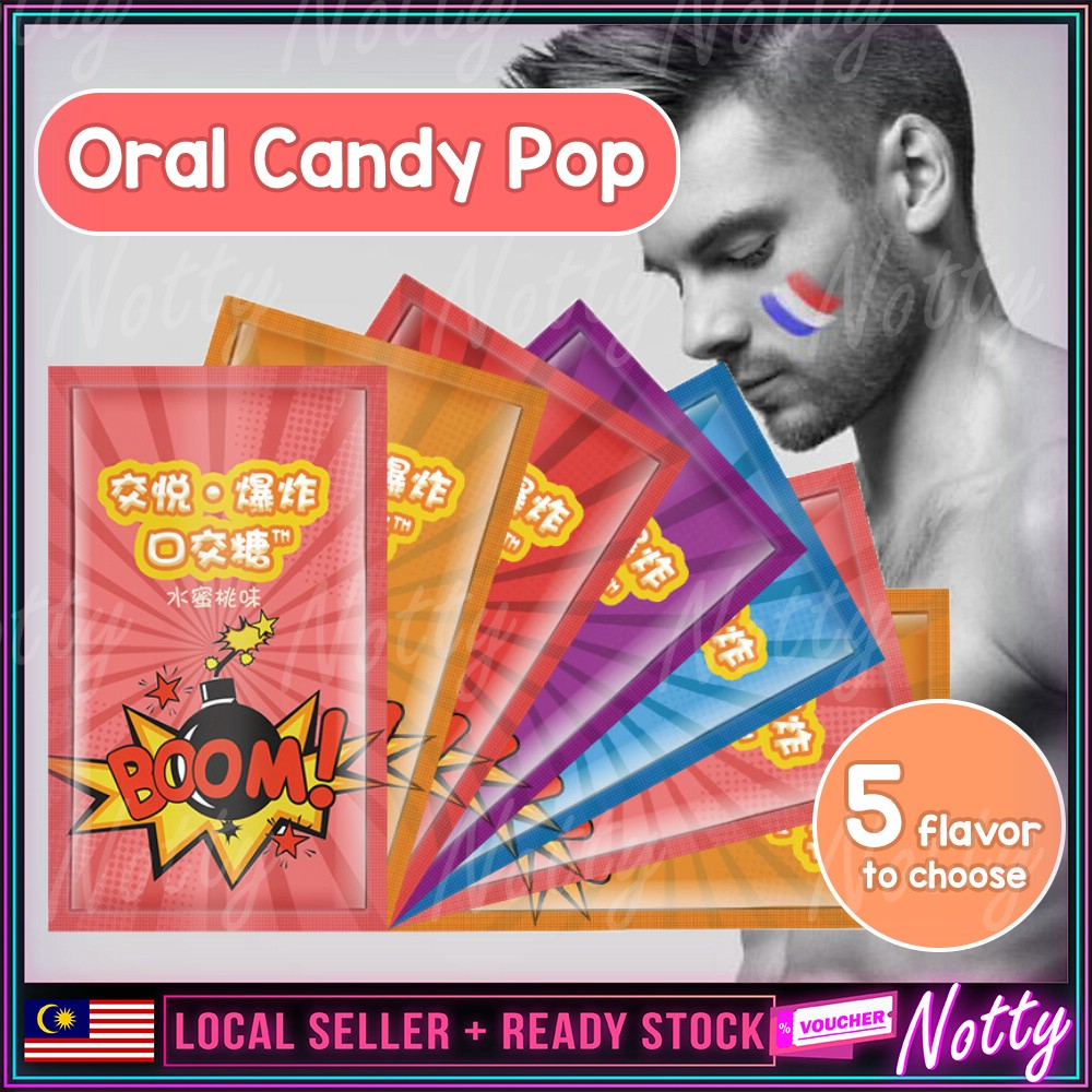 NOTTY READY STOCK HOT BOOM SUGAR Six Flavors Candy Women Men Gula口交糖 ...