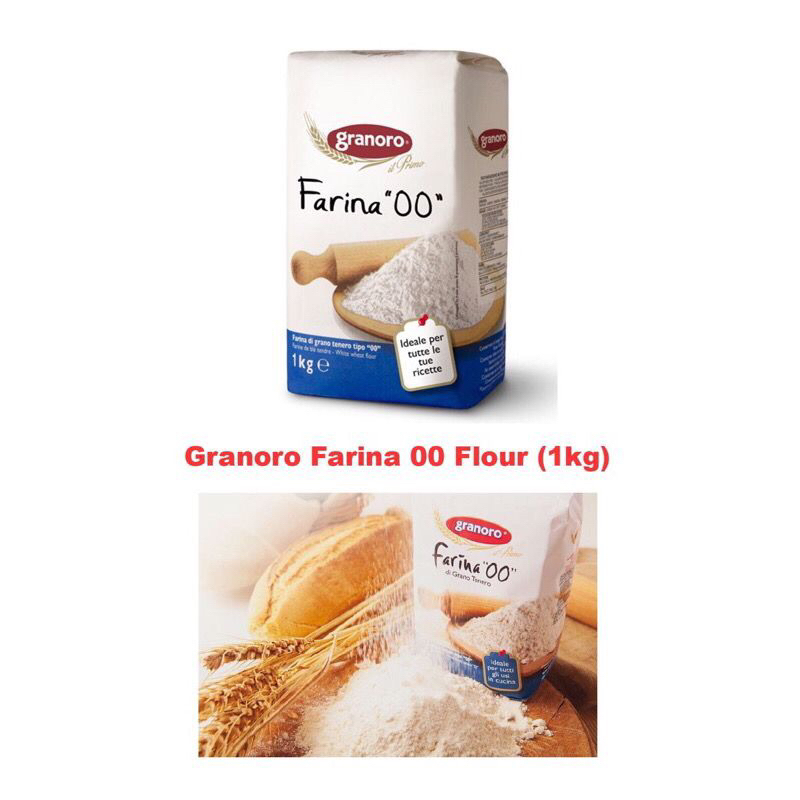 Granoro Farina OO 1kg / pizza / bread / pasta / cake / biscuits flour ...