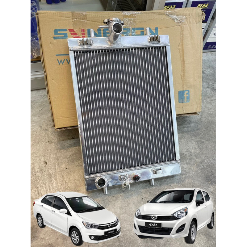 SYNERGY FULLY ALUMINIUM RADIATOR PERODUA AXIA/BEZZA 1.0 AT/MT / PERODUA ...