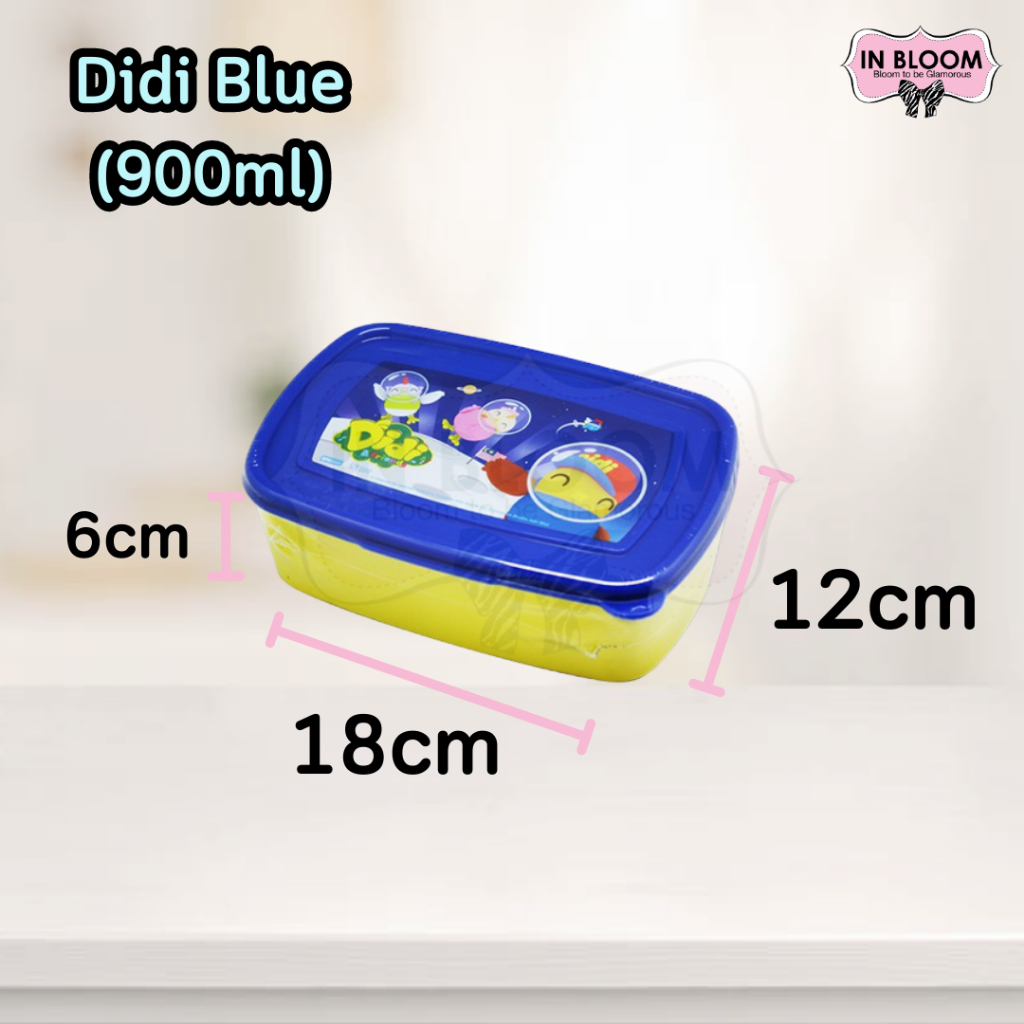 Kids Student Didi & Friends Avenger Lunch Box Food Storage Container ...