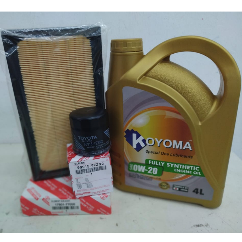 TOYOTA COLLORA CROSS 1.8 , ALTIS ZRE211 2022y OIL FILTER + AIR FILTER ...