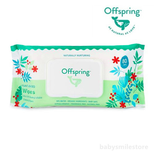 Offspring Natural Baby Wipes 10ct/ 20ct/ 80ct Premium Ultra-Soft Eco ...