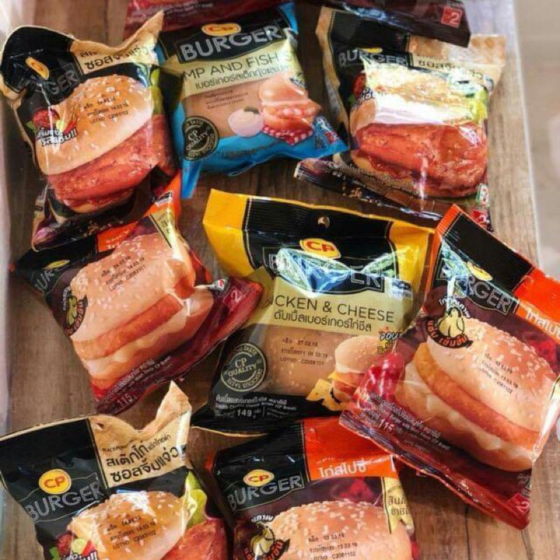 (HALAL) THAILAND CP BURGER VIRAL - SILA BELI DENGAN KABUS | Shopee Malaysia