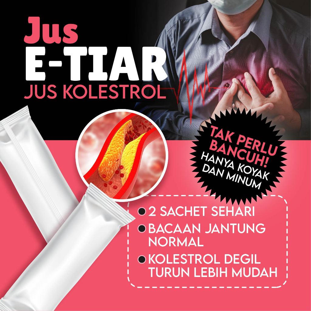 Minuman Botani Jus E-tiar Rawat Kolesterol Sakit Jantung Tingkatkan ...