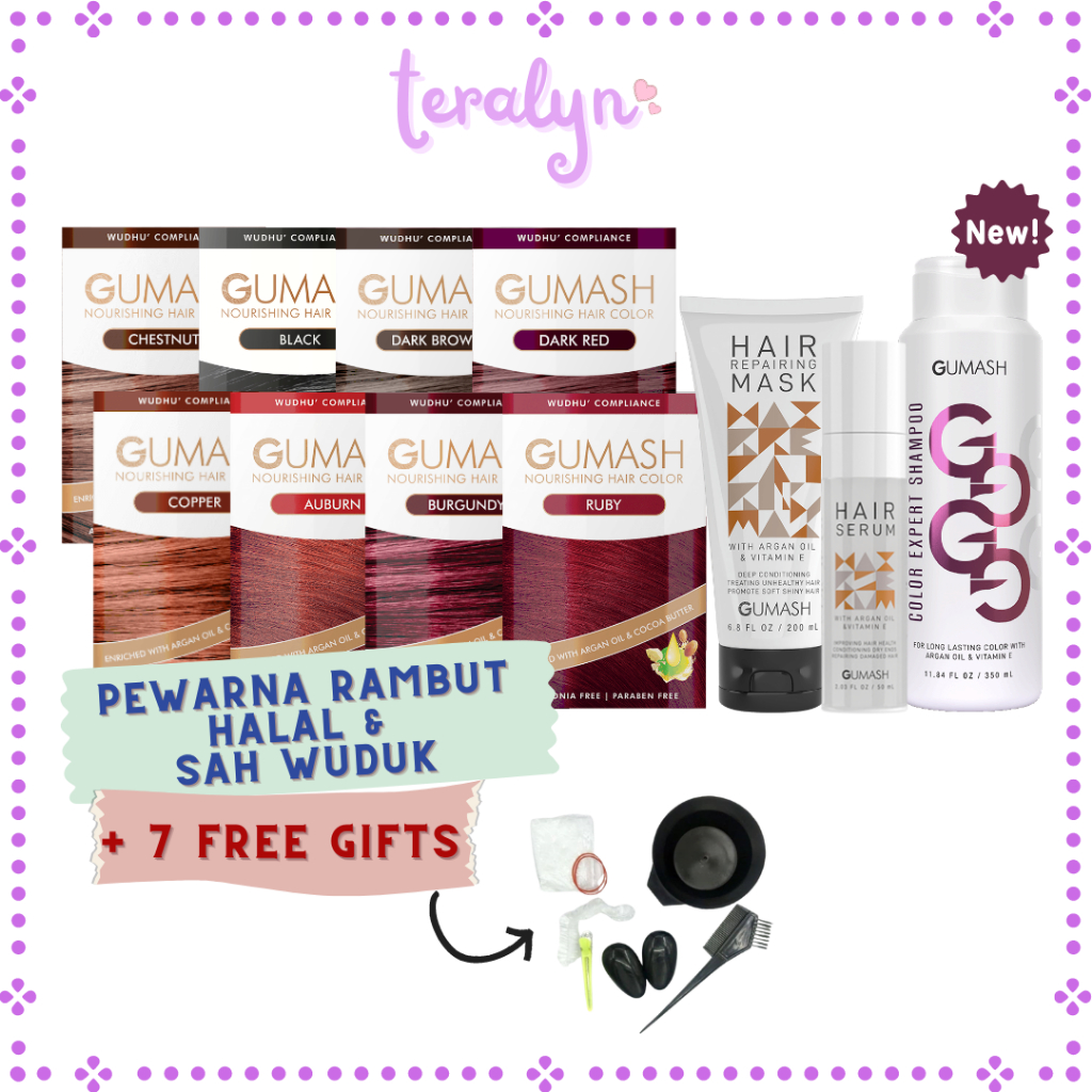 [Ready stock] GUMASH Hair Color Halal & Wudhu' Friendly | Color Expert ...