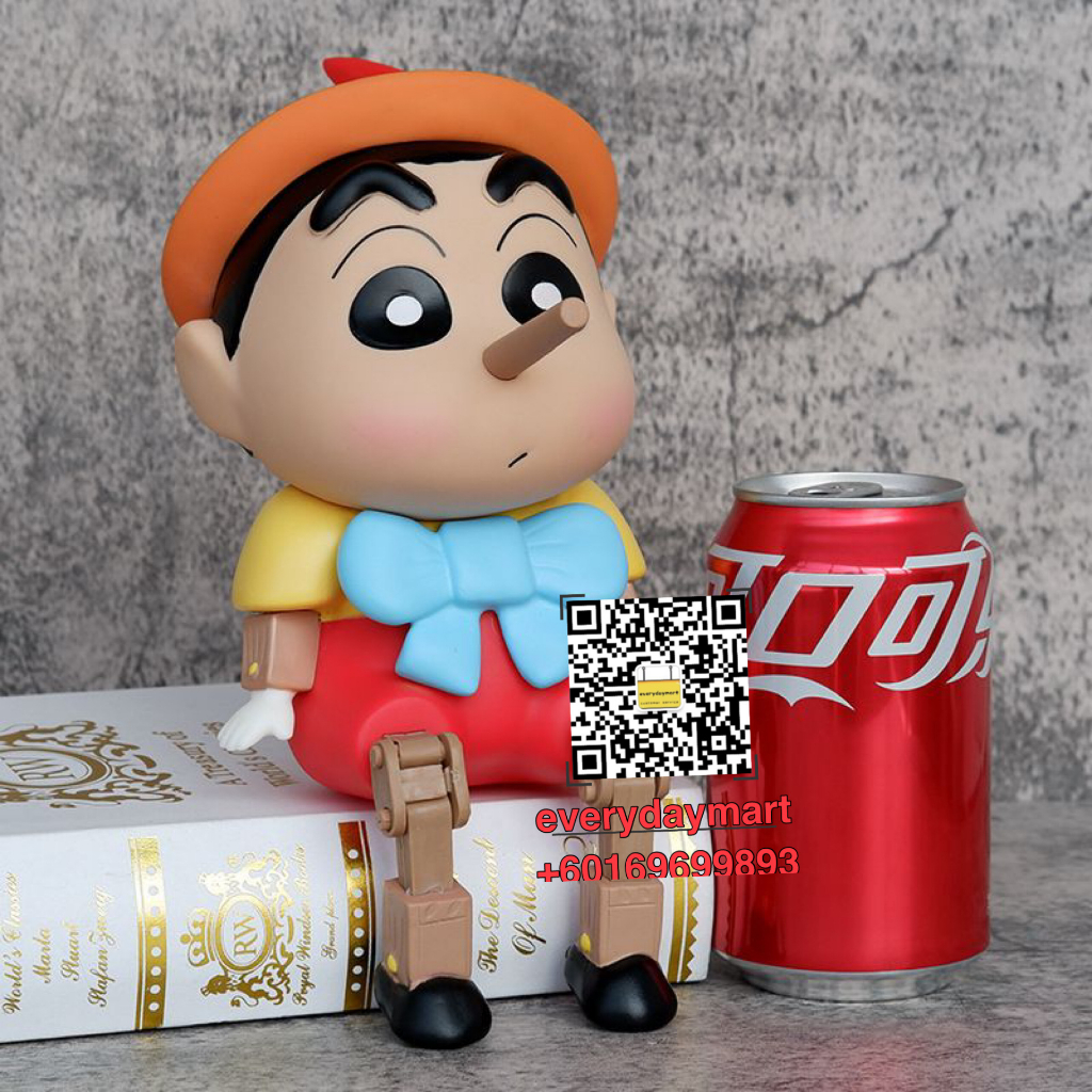 CRAYON💥SHIN CHAN 23cm SITTING POSE💥ACTION FIGURE TOYS STATUES🔥匹诺曹蜡笔小新坐姿 ...