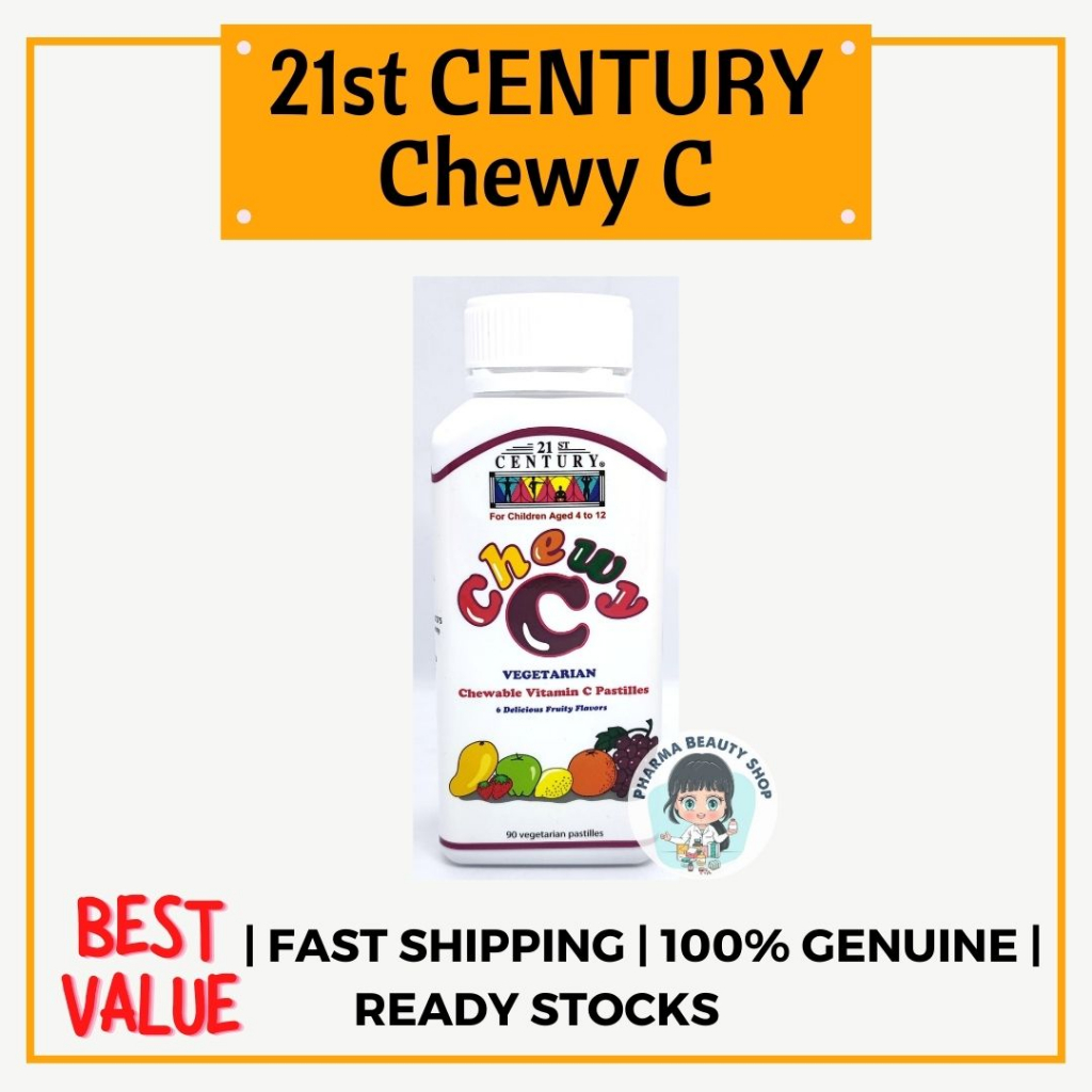 21st Century Chewy C 90 vegetarian pastilles (Chewable Vitamin C ...